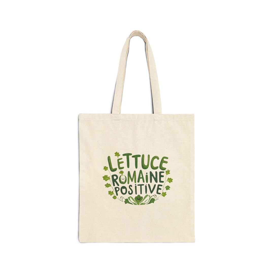 Lettuce Romaine Positive Tote Bag - Etsy
