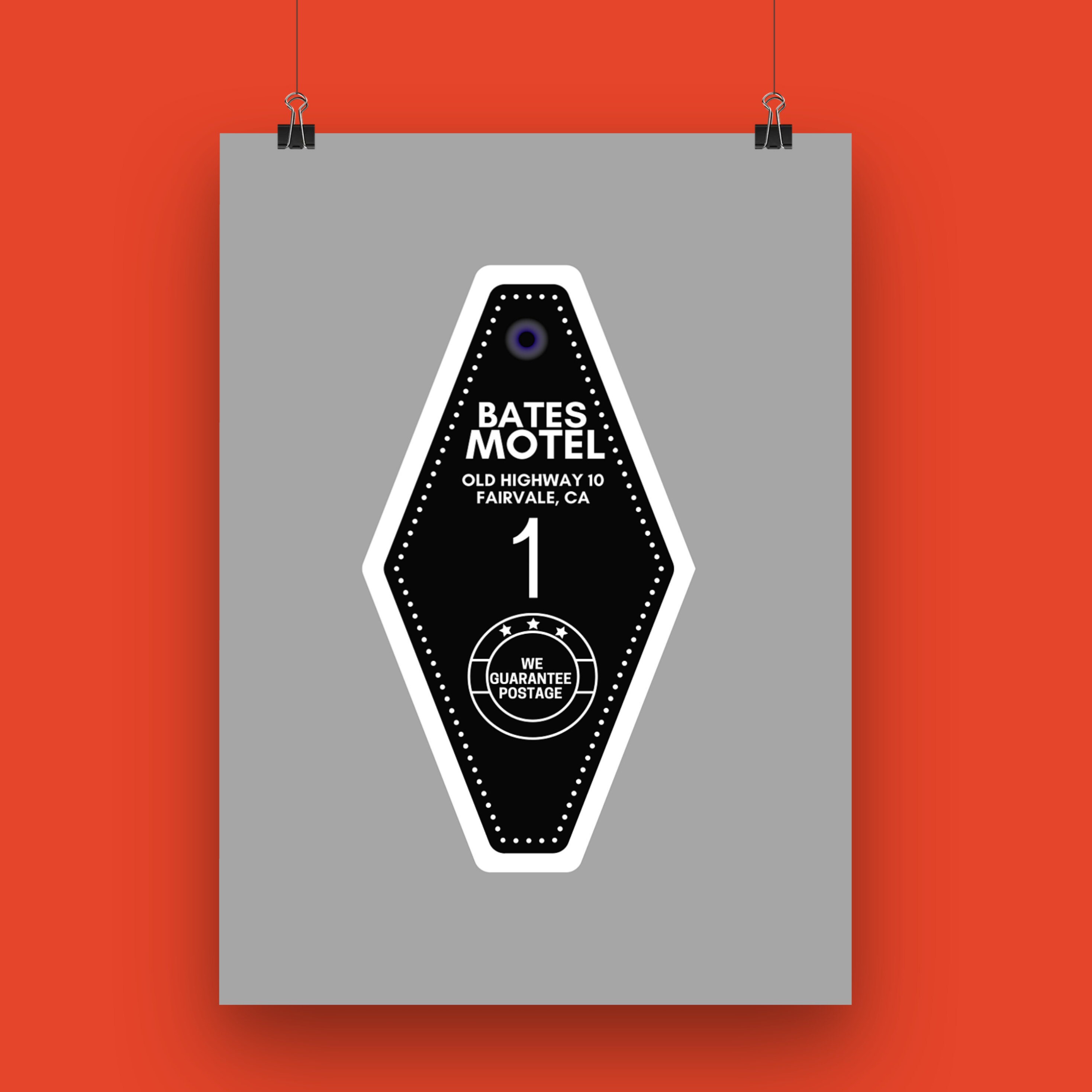 Bates Motel Hotel Key | Psycho Movie Poster, Horror Movie Artwork ...