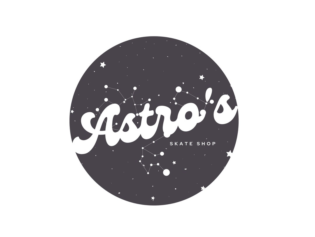Pre-made Cosmic Logo Design, Galaxy Logo, Retro Script Logo, Small ...