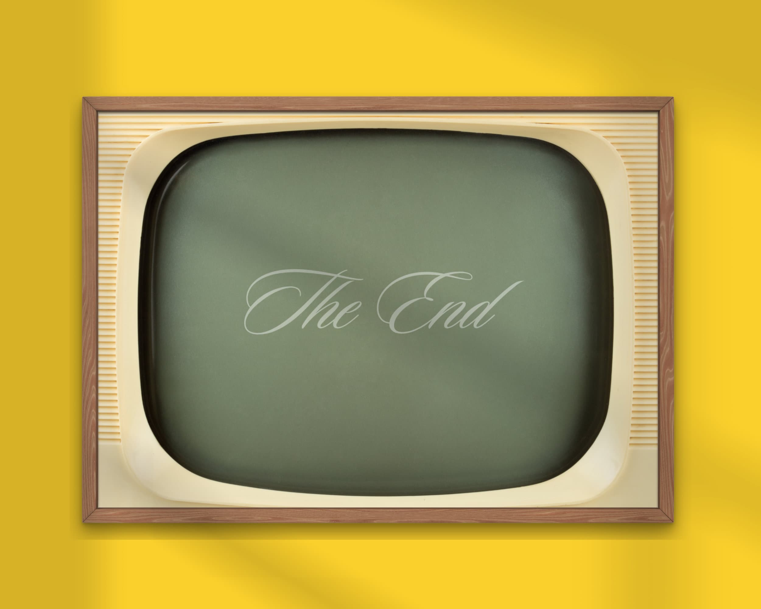 Retro Television Art Print, Vintage TV Artwork, Trendy Wall Art Print ...