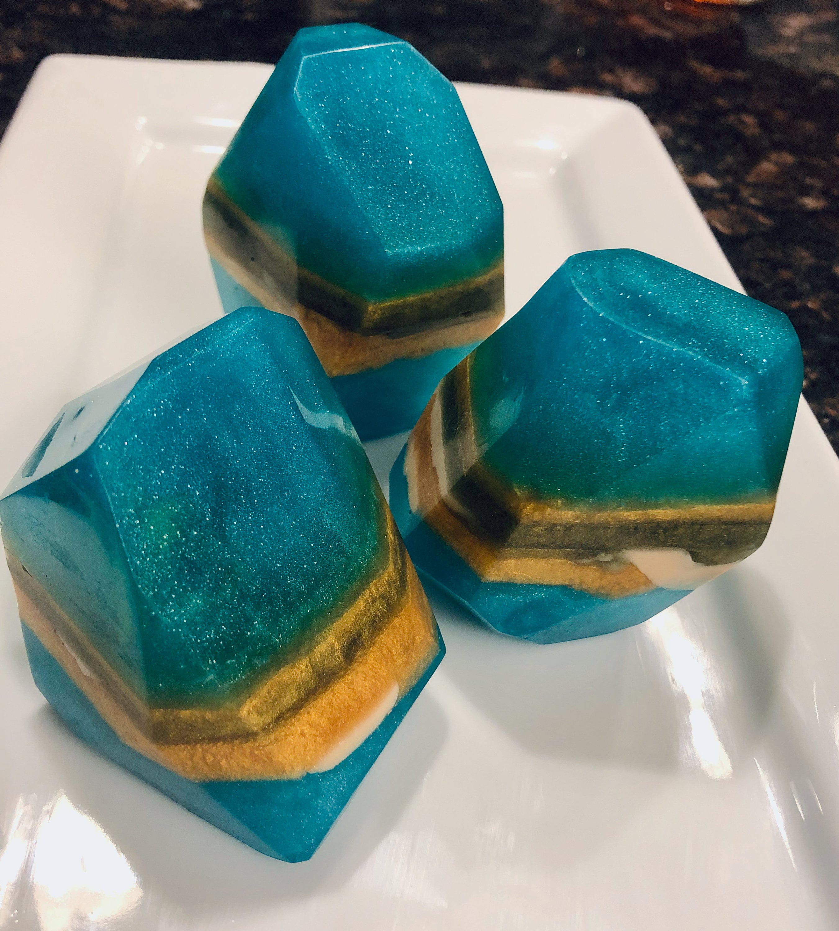 TURQUOISE SOAP ROCK | Gemstone Soap Bar - Etsy