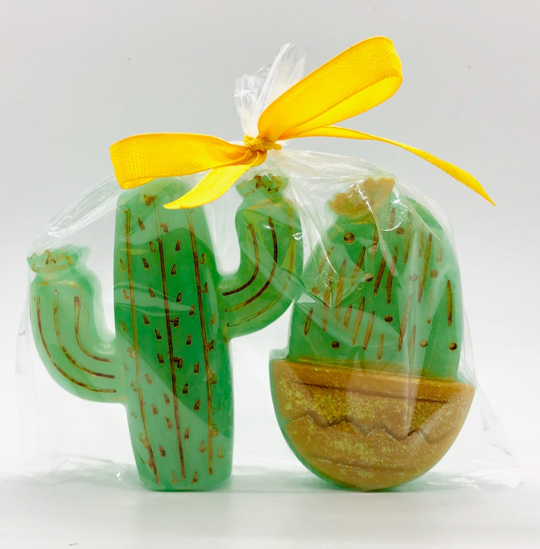 Cactus Soap Gift Set | Glycerine Soap | Party Favor Soap - Etsy