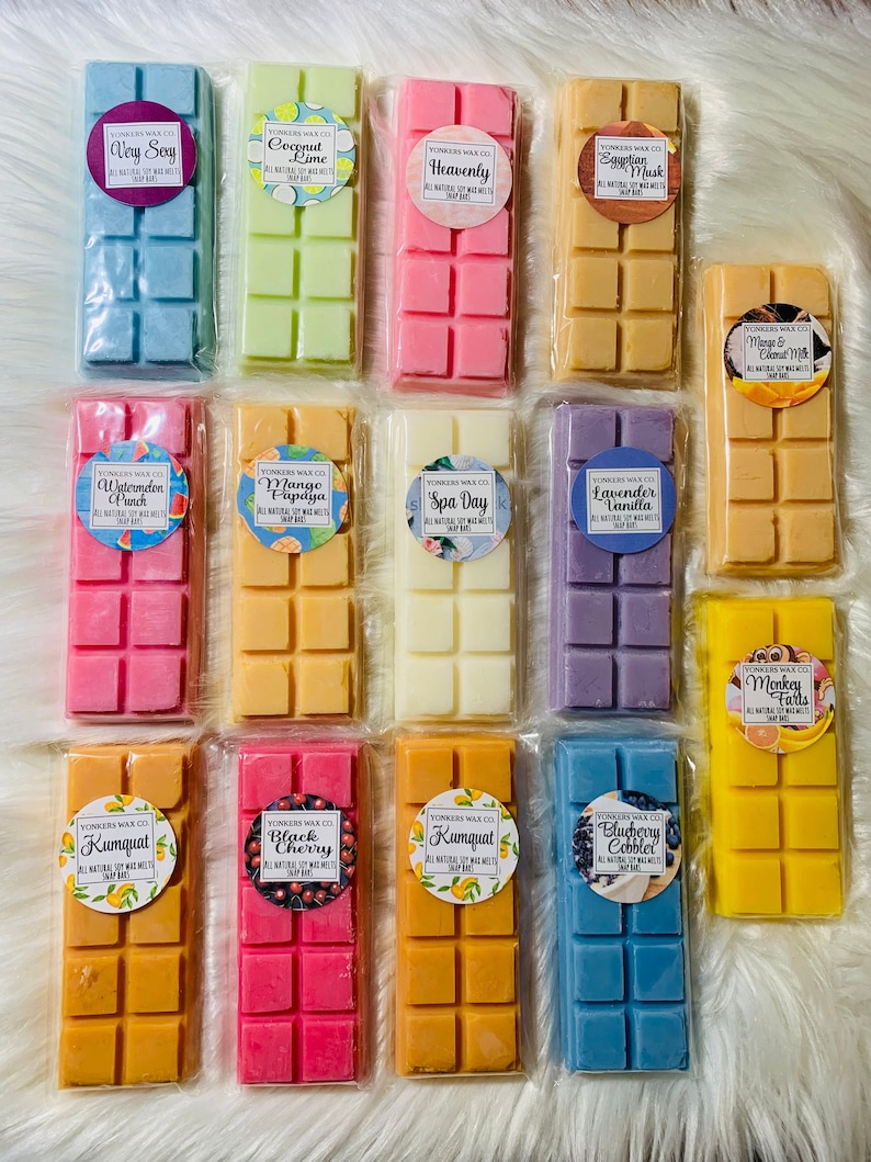 Soy Wax Melts Snap Bar – Luxury Aromas, Phthalate Free - Etsy