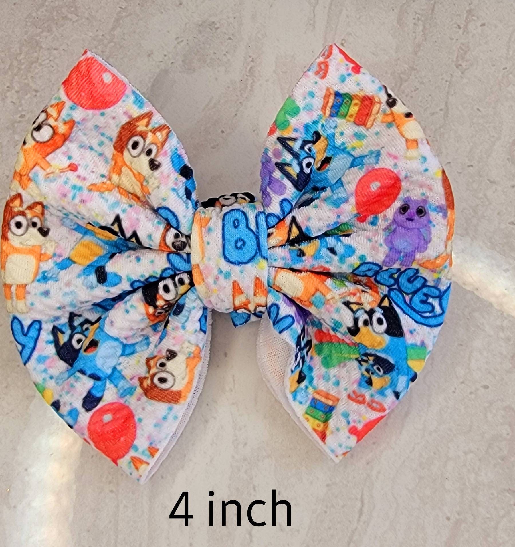 5 inch Bow 4 Inch Bow 2 sizes to choose Character Print | Etsy