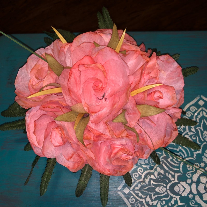 Coffee Filter Roses - Etsy