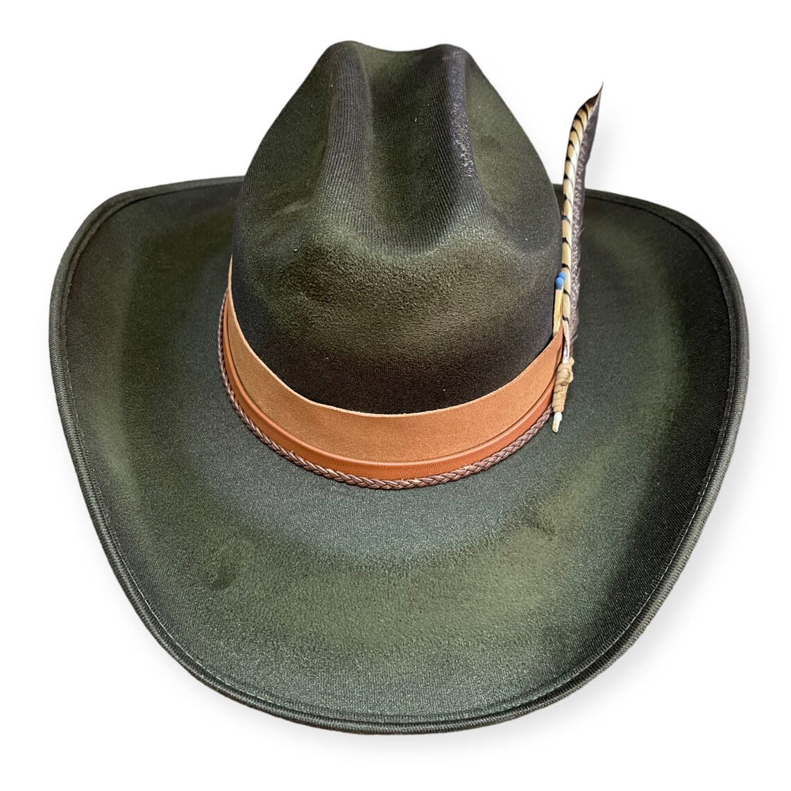 Military Green Cowboy Hat - Etsy