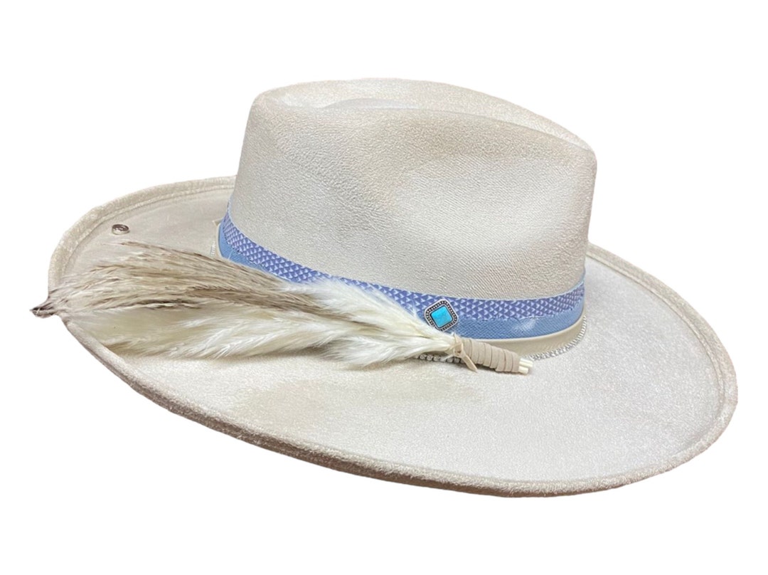 Beige Fedora Western Hat - Etsy