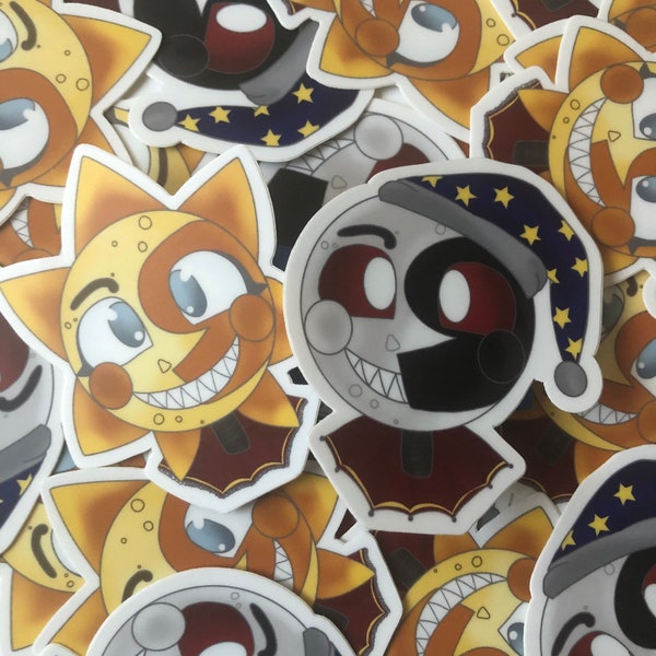 Daycare Sun and Moon Stickers - Etsy