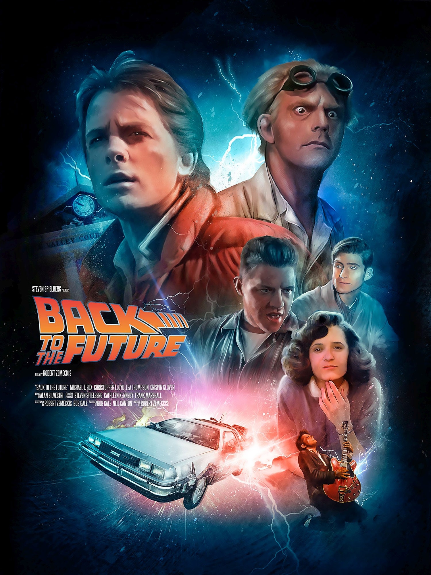 Back To The Future Movie Art Poster Prints and Unframed Canvas | Etsy Back To The Future Movie Art Poster Prints and Unframed Canvas | Etsy