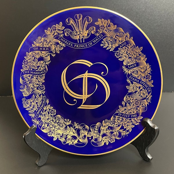 The Royal Wedding Commemorative Plate. Charles and Diana - Etsy