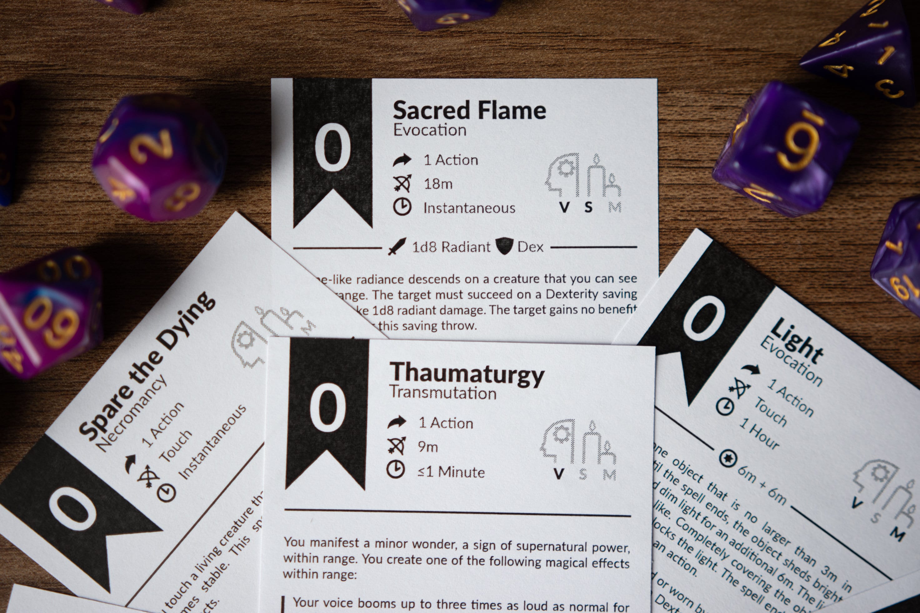 Cleric Spell Cards (including Domains) | Metric and Imperial | SRD ...