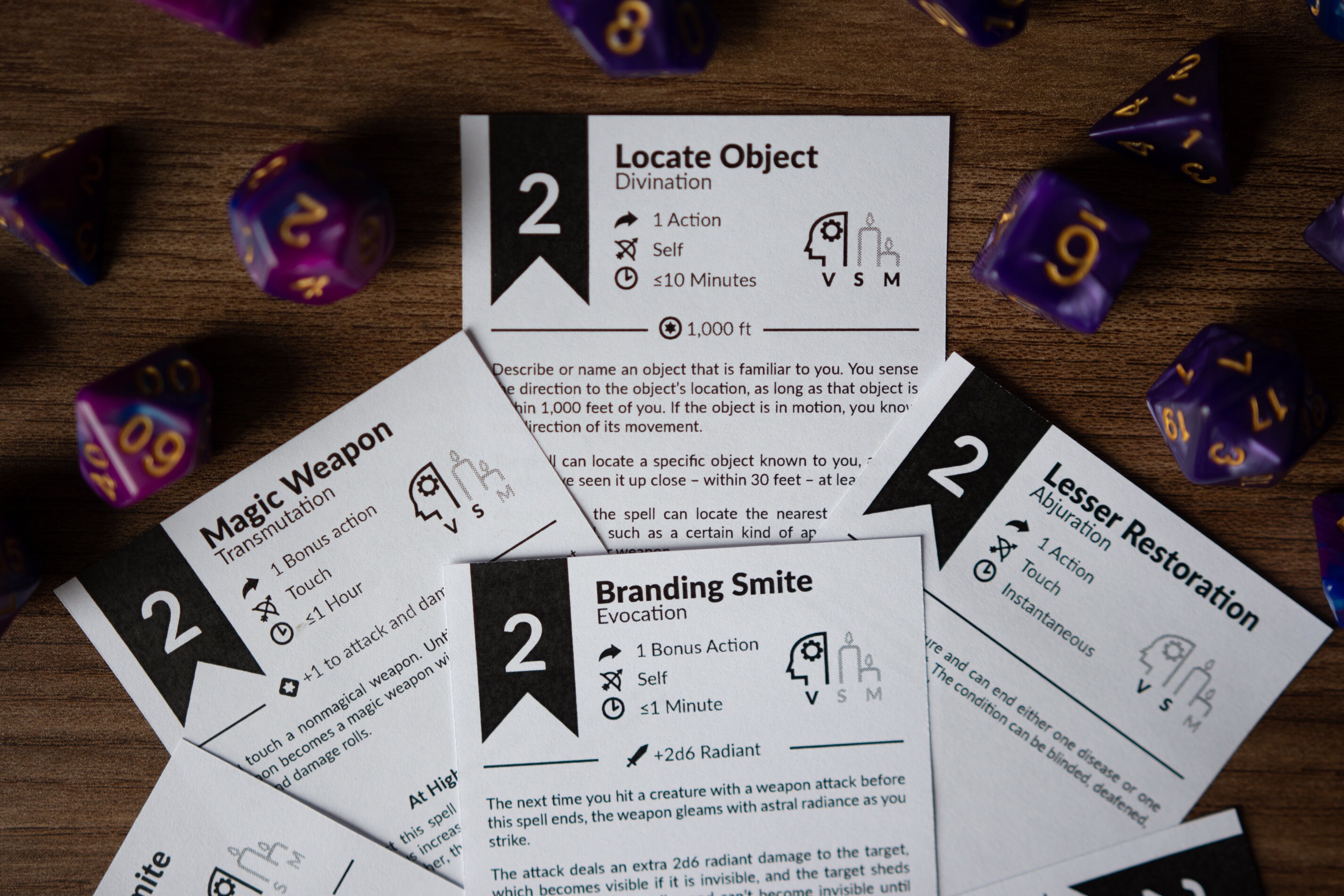 Paladin Spell Cards including Oaths Metric and Imperial SRD ...