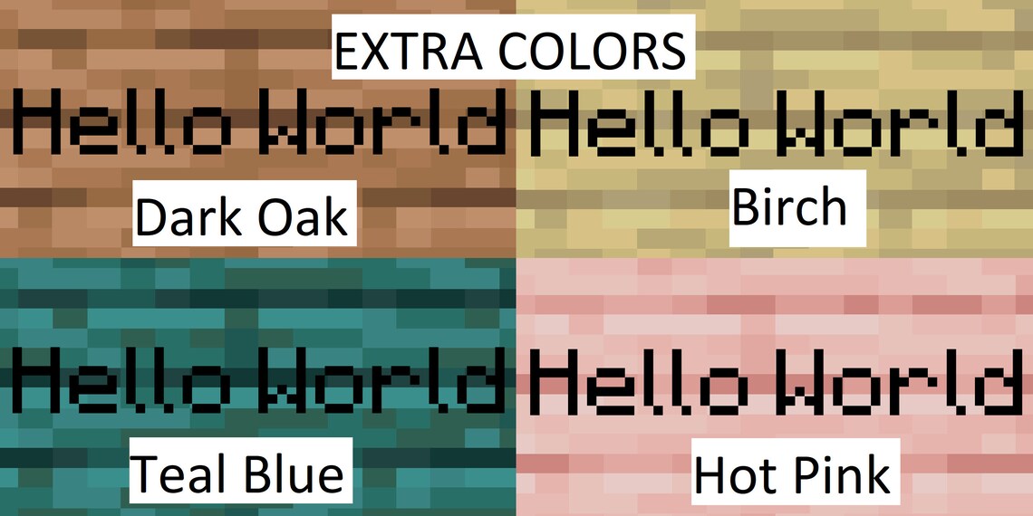 Minecraft Inspired Gift Minecraft Sign Minecraft Birthday - Etsy Canada