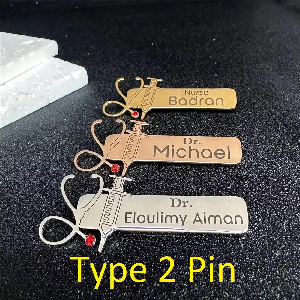 Custom Name Pin for Doctor, Nurse Pin, Personalized Doctor Pin, Doctor ...