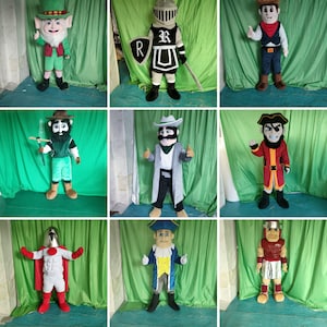 Custom Costume and Head - Custom Mascot Head and Full Mascot + Message ...