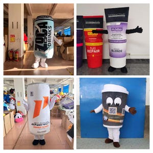 Custom Costume and Head - Custom Mascot Head and Full Mascot + Message ...