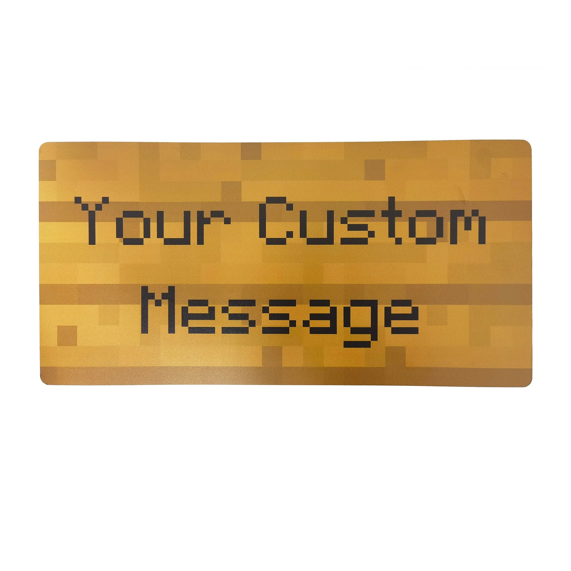 Minecraft Inspired Gift Minecraft Sign Minecraft Birthday - Etsy Canada