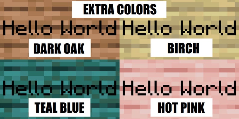 Minecraft Inspired Gift Minecraft Sign Minecraft Birthday - Etsy