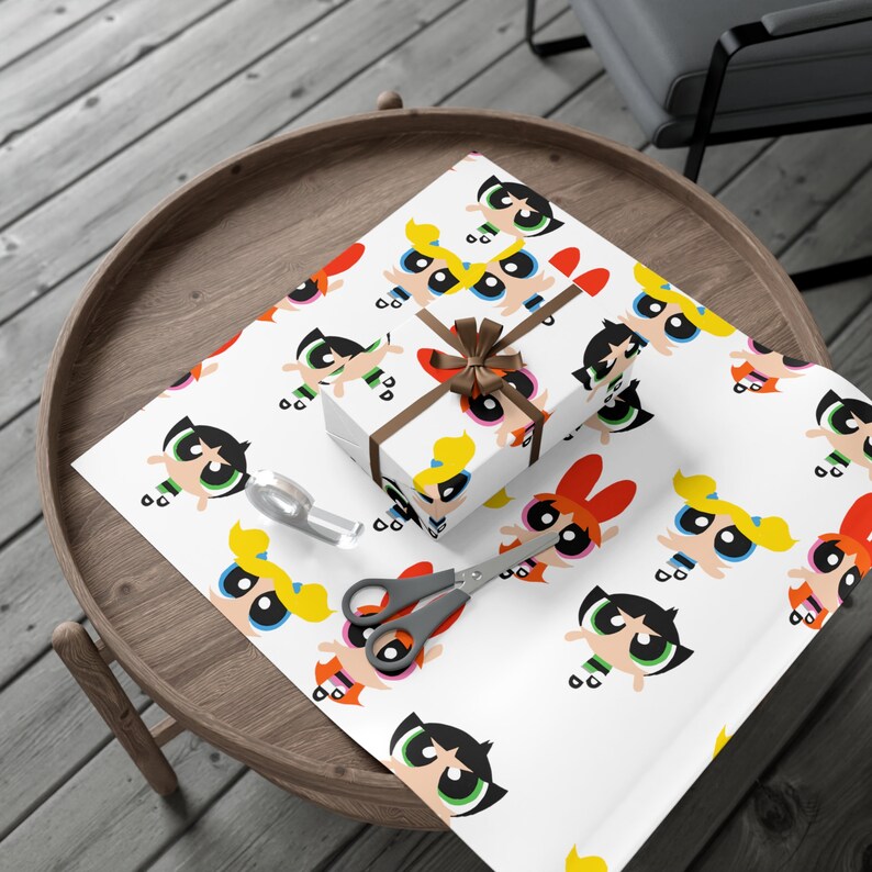 Powerpuff Girls Wrapping Paper, Powerpuff Girls - Etsy