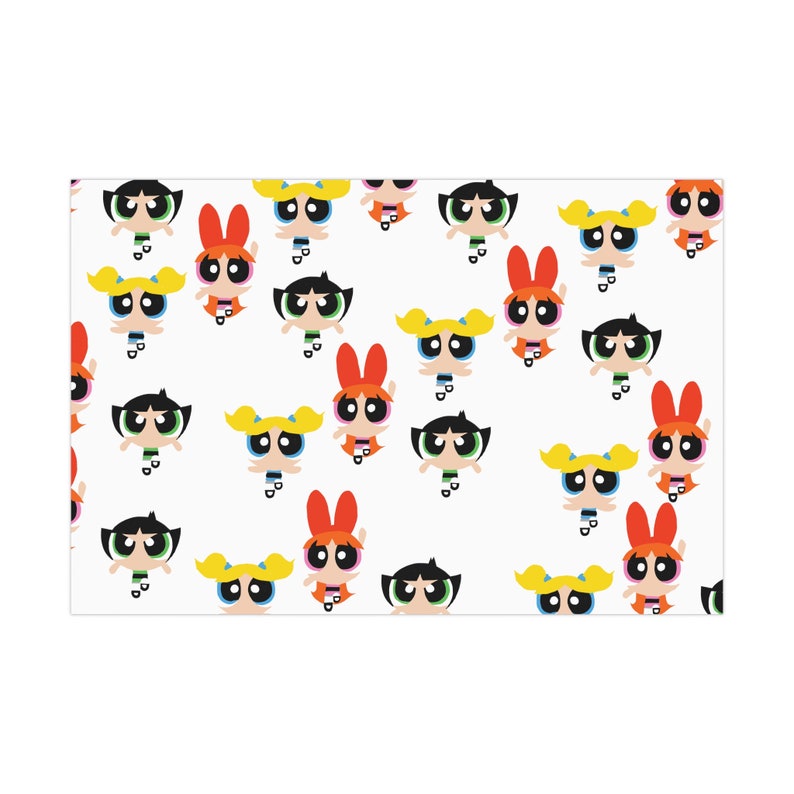 Powerpuff Girls Wrapping Paper, Powerpuff Girls - Etsy