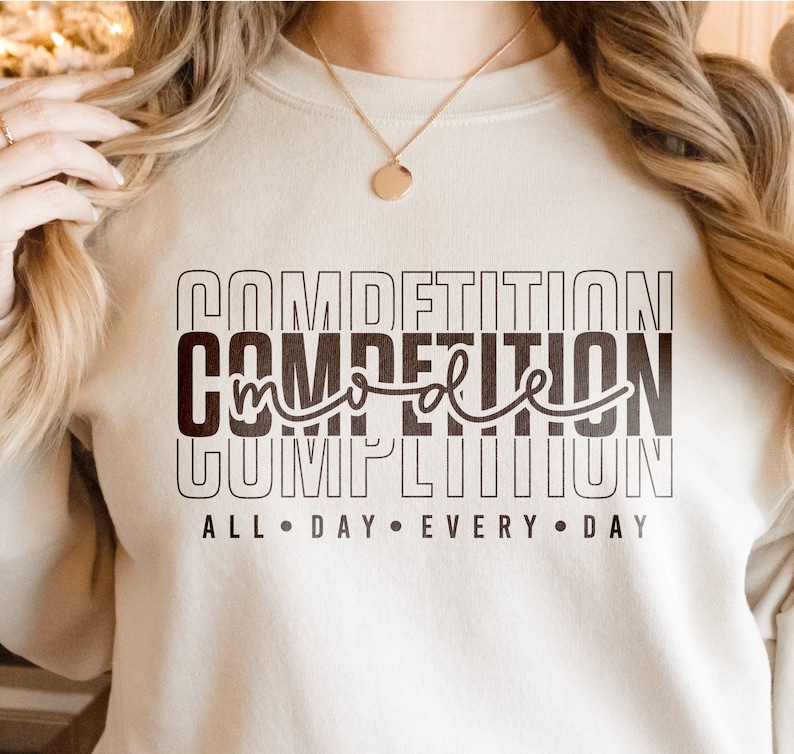 Competition Mode Svg Cheerleader Svg Cheer Shirt Mom Mode - Etsy Israel