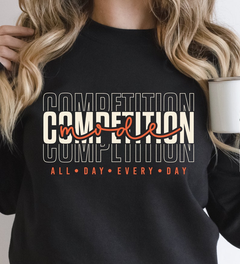 Competition Mode Svg Cheerleader Svg Cheer Shirt Mom Mode - Etsy