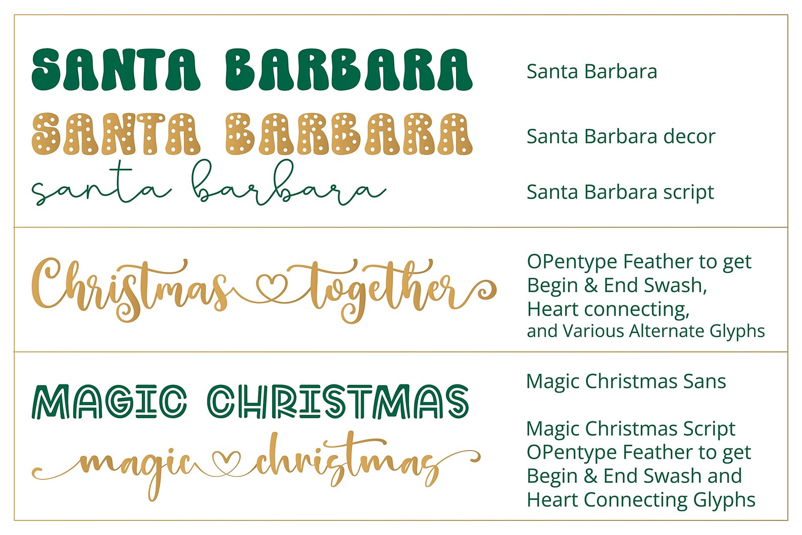 Christmas Font Bundle Cricut Font Bundle, Script Fonts, Cricut Fonts ...