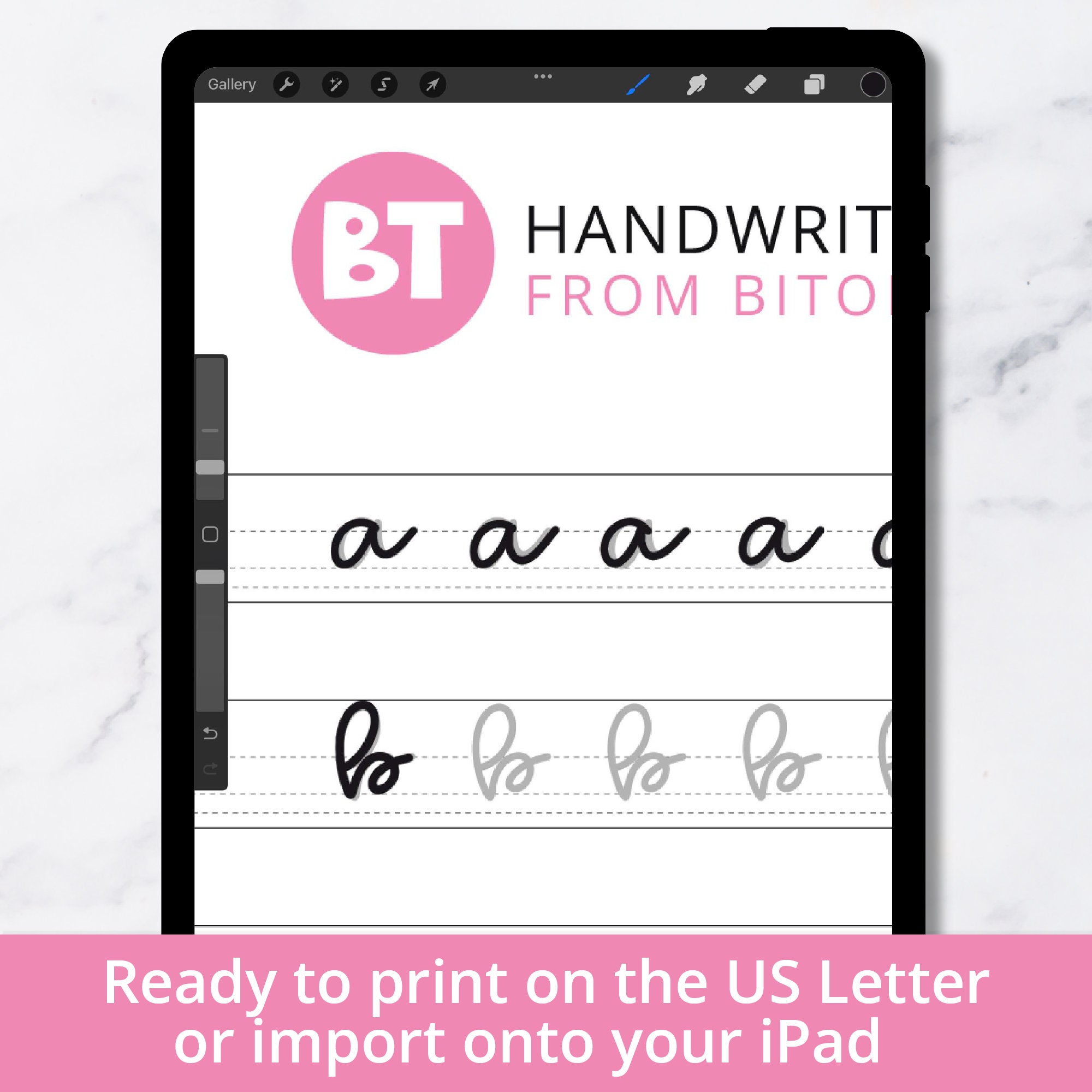 Cursive Monoline Handwriting Practice Sheets, Handwriting Workbook, ABC ...