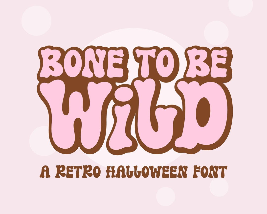 Cute Halloween Fonts Bone Font, Unique Selection of Cute, Spooky, and ...