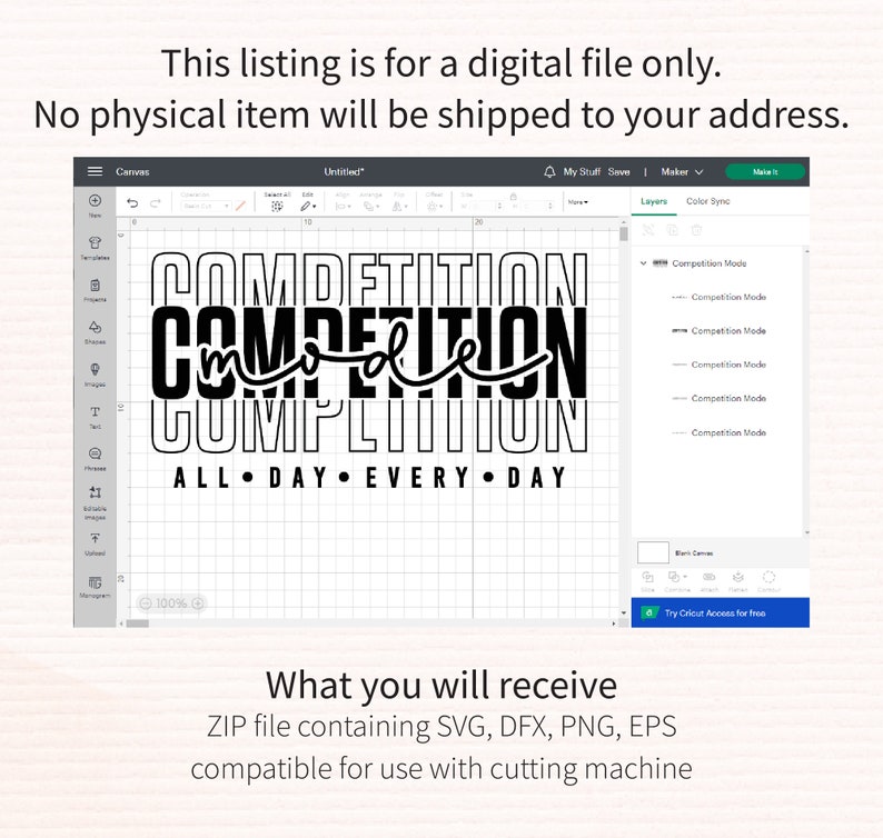 Competition Mode Svg Cheerleader Svg Cheer Shirt Mom Mode - Etsy