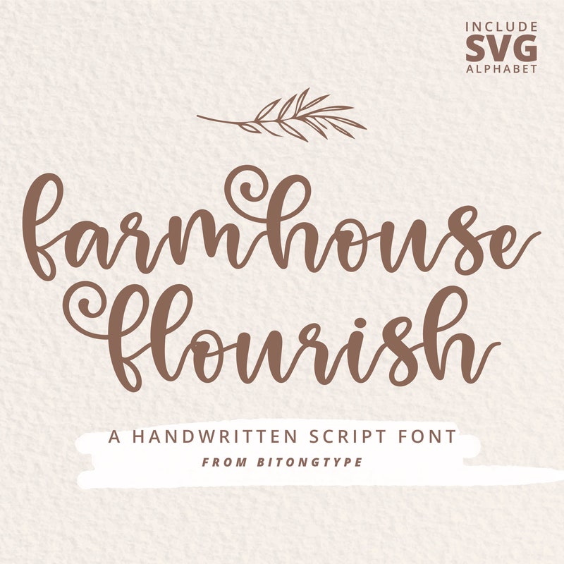 Font With Tails - Etsy