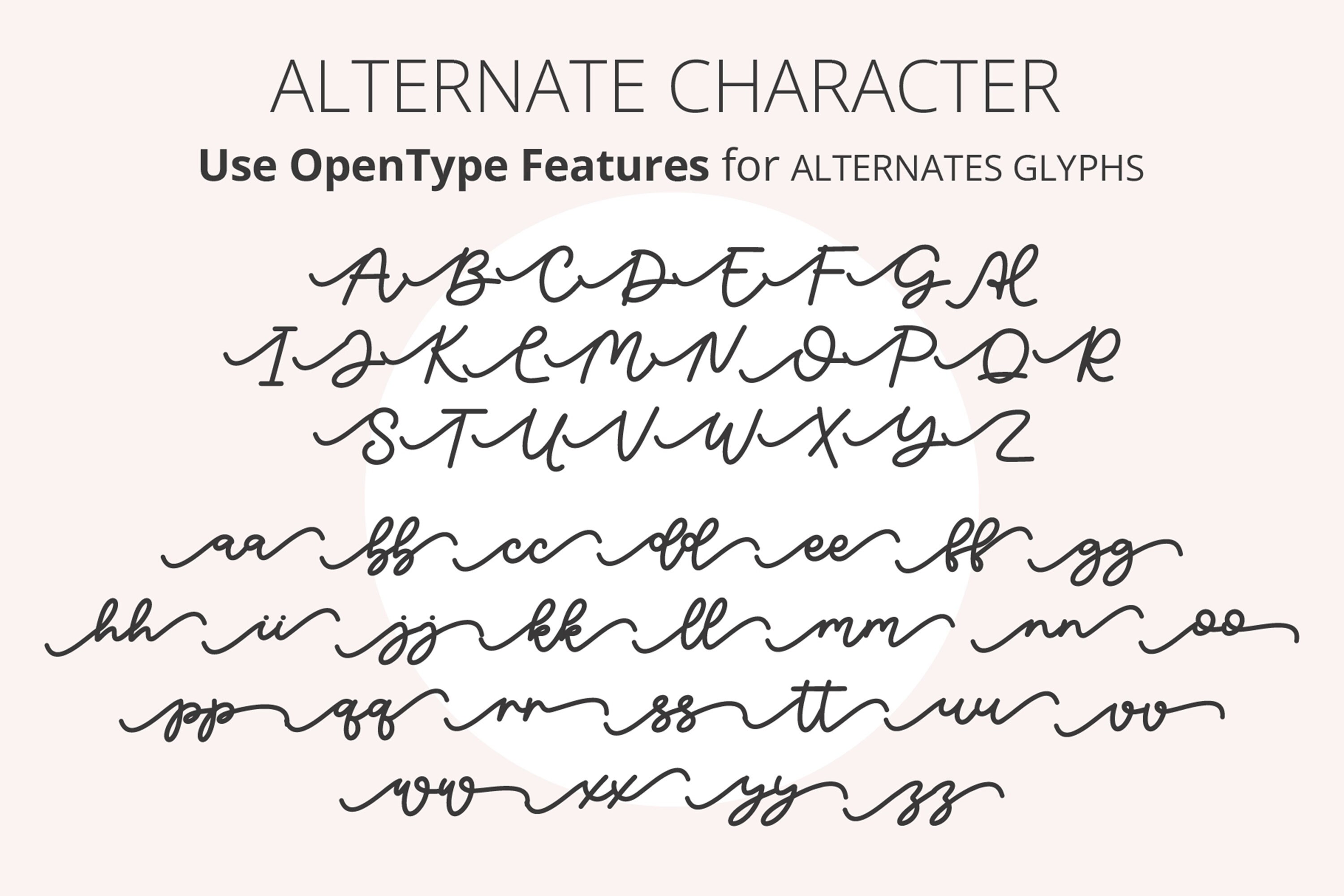 Bella Font Monoline Handwritten Script Font, Cursive Font, Modern ...