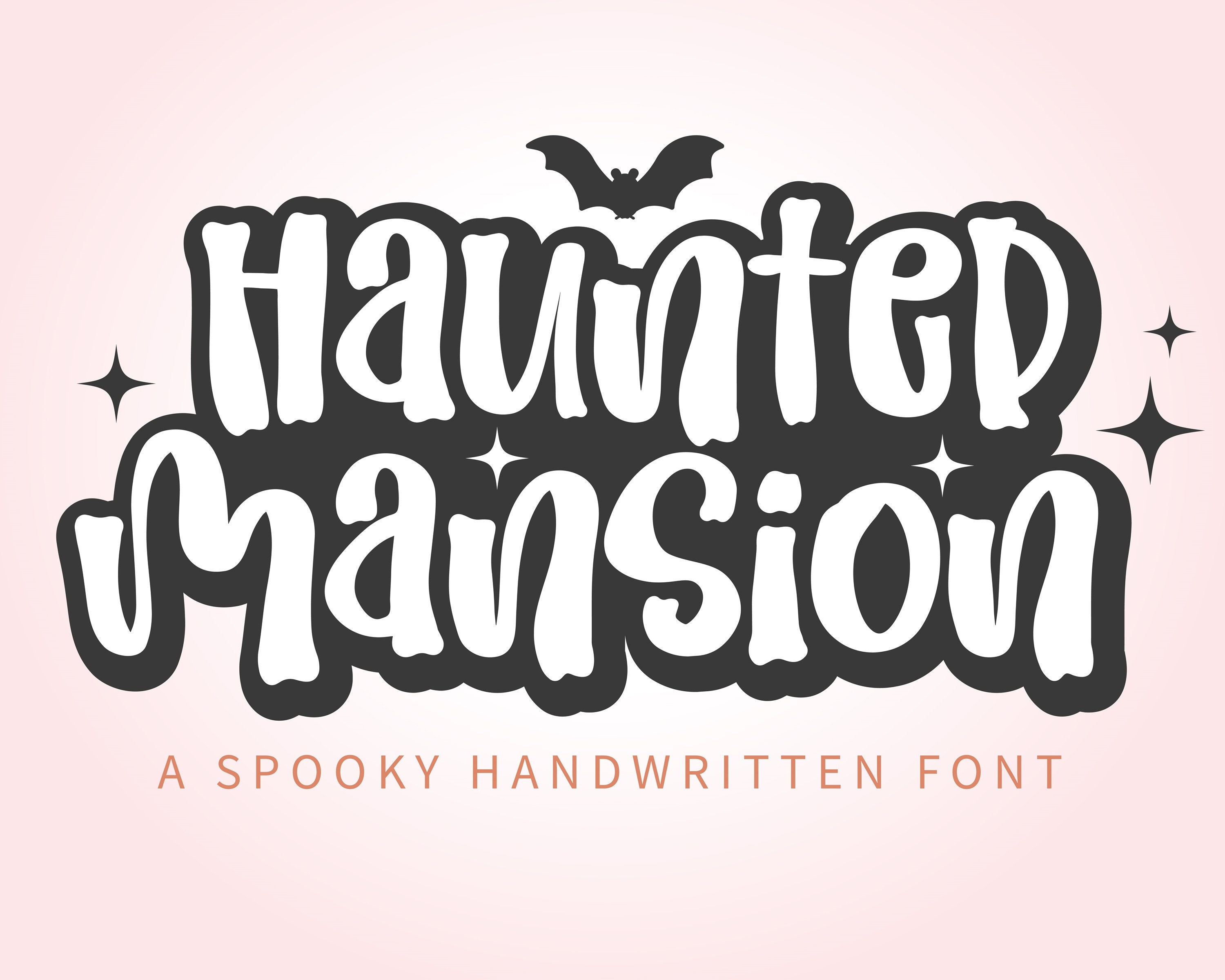 Haunted Mansion Retro Font Groovy Font, Halloween Font, Boho Font ...