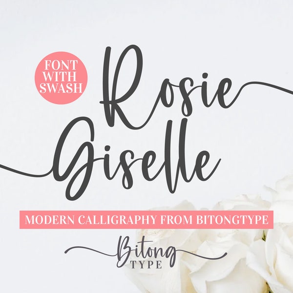 Giselle Script Font - Etsy