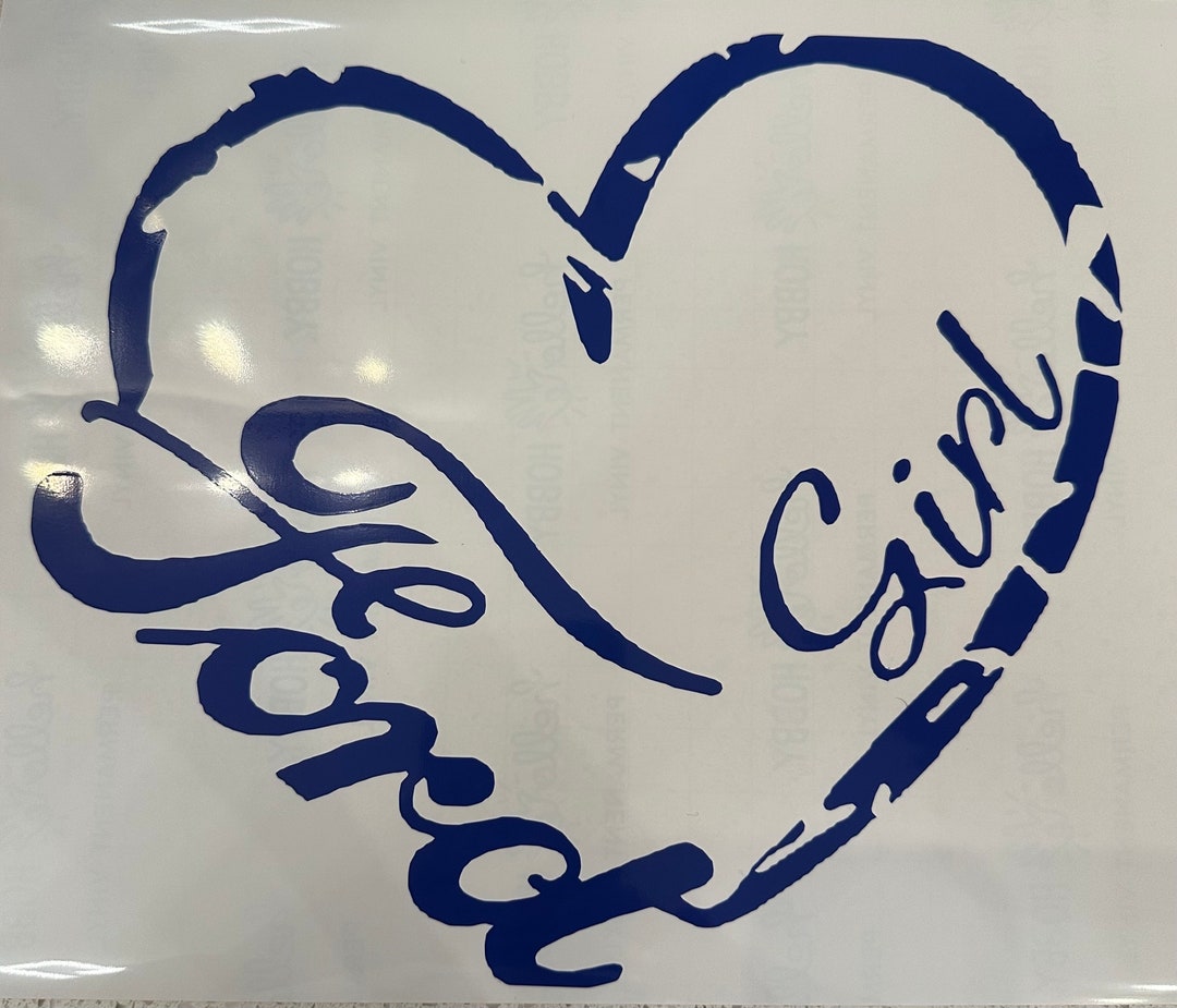 Ford Girl Decal 8x9 Inches Red, Green or Blue You Choose. - Etsy
