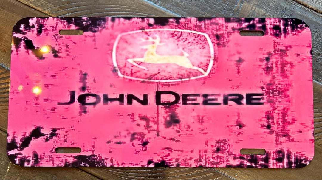 New License Plate "john Deere" - Etsy