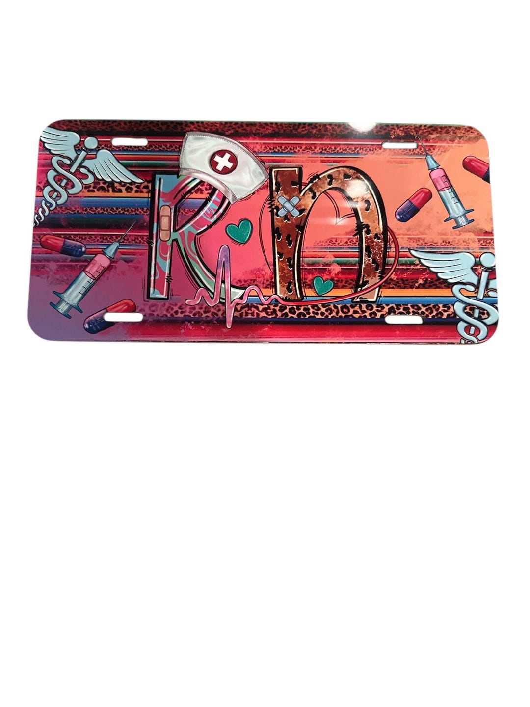 New License Plate “RN Registred Nurse” - Etsy