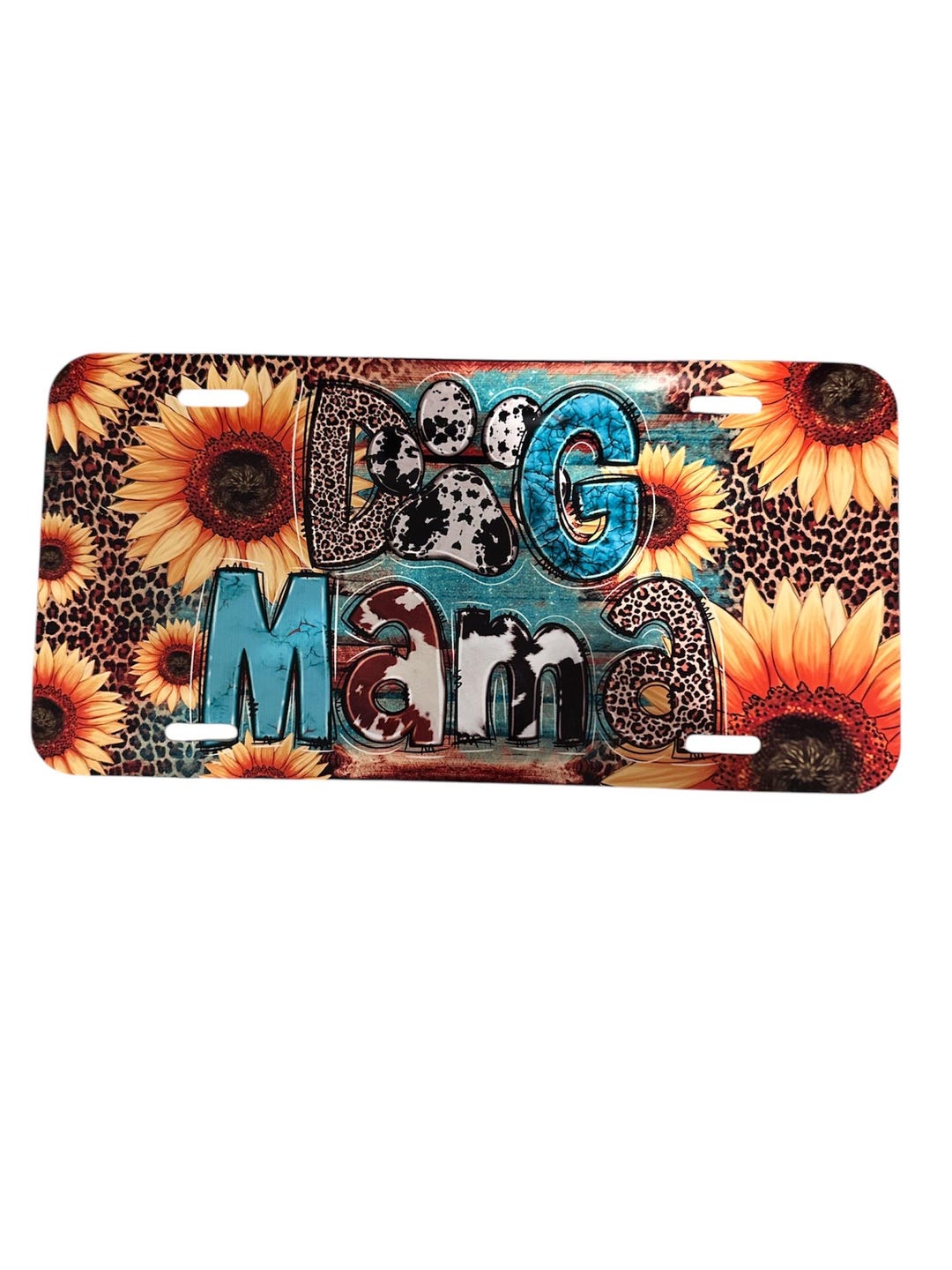 New License Plate “dog Mom” - Etsy
