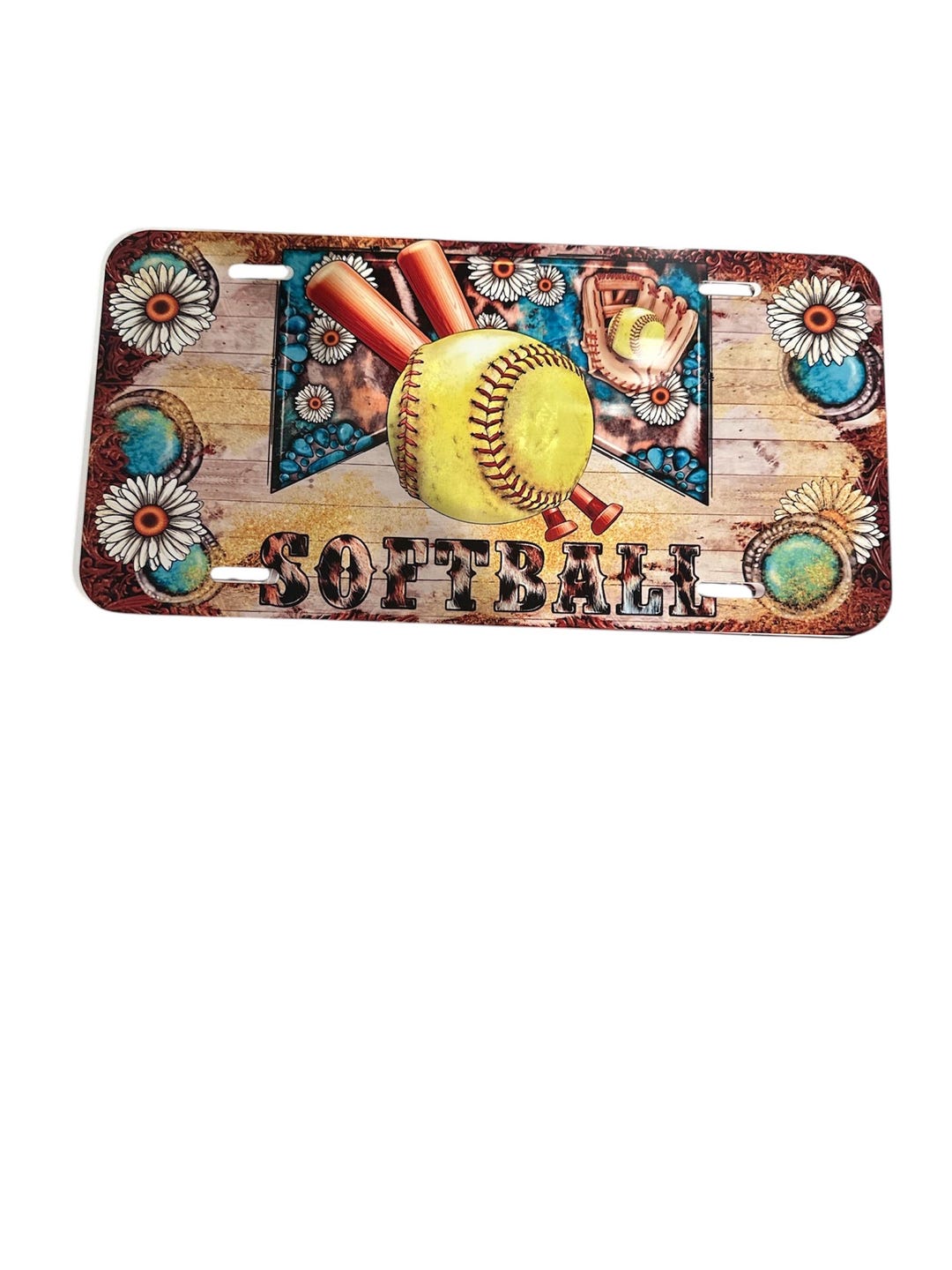 New License Plate “softball” - Etsy