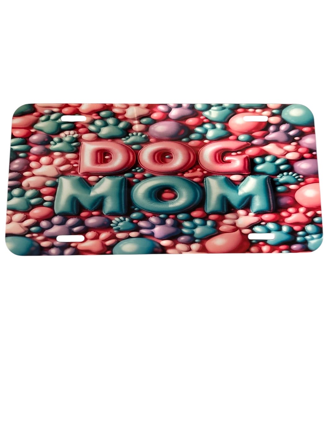 New License Plate “dog Mom” - Etsy