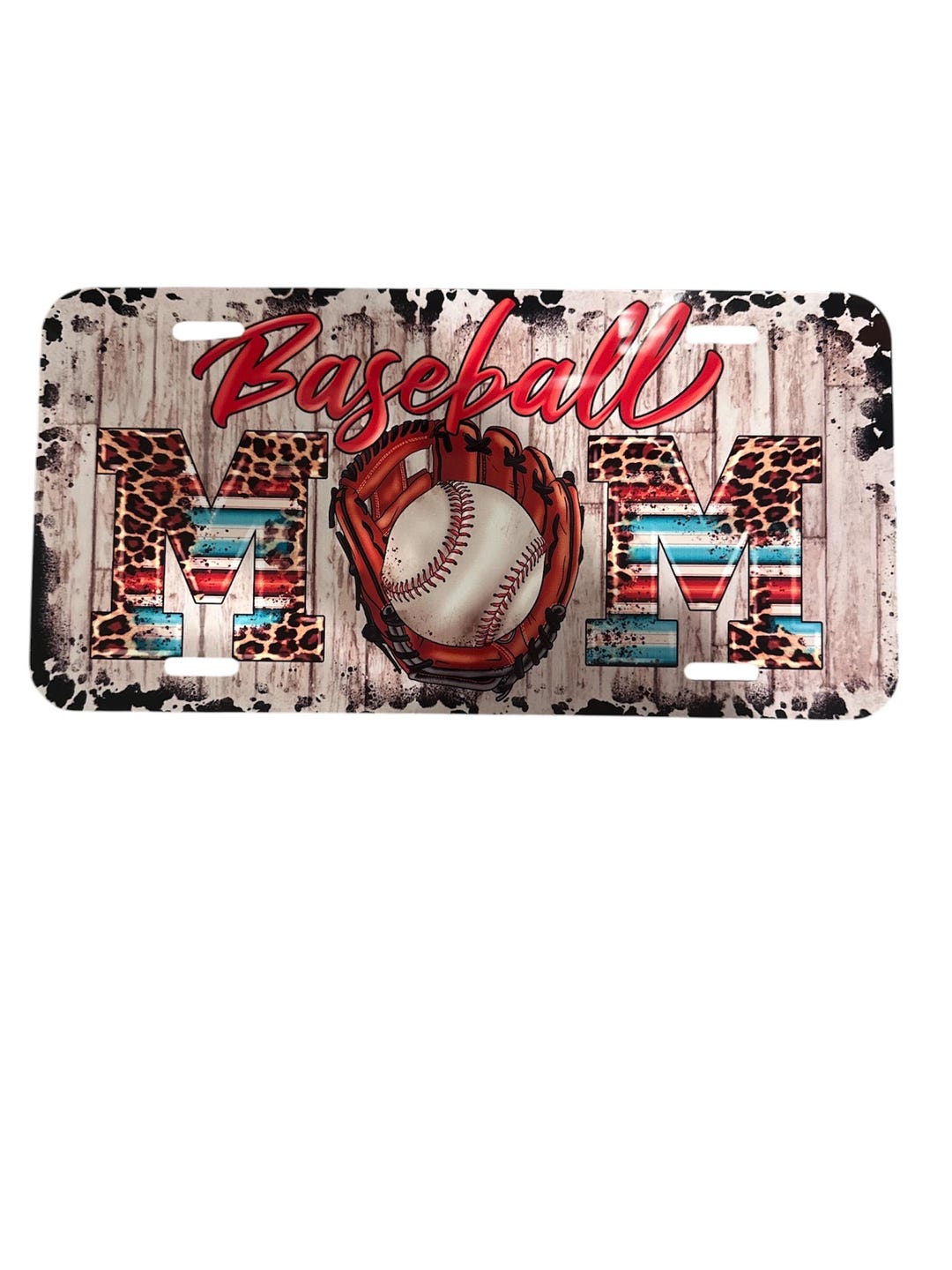 New License Plate “baseball Mom” - Etsy