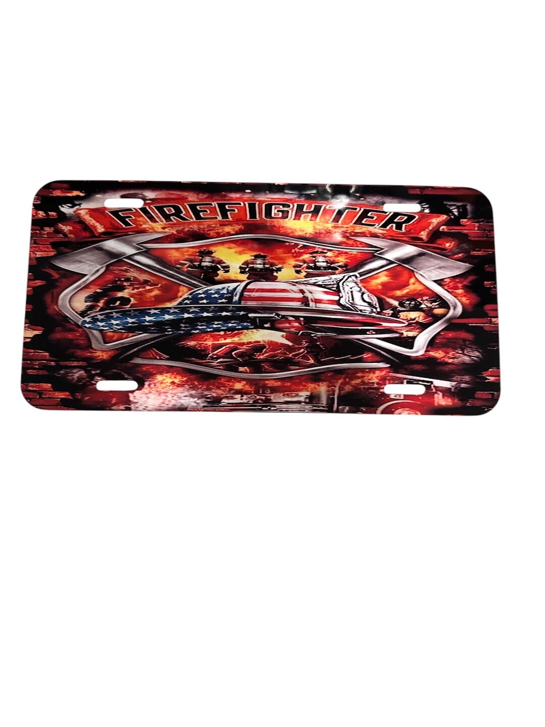 New License Plate “firefighter” - Etsy