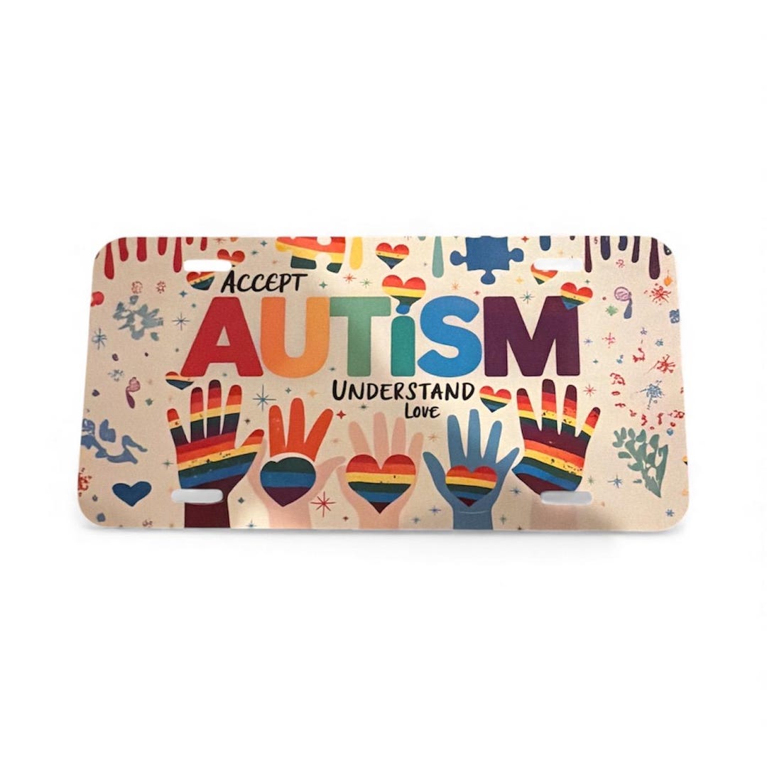 New License Plate “autism Awareness” - Etsy