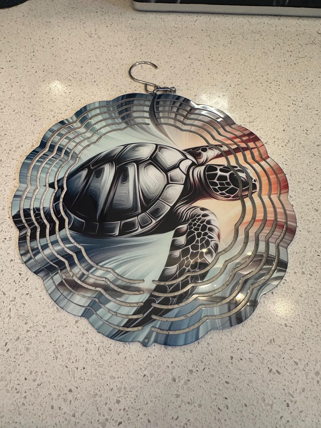 8 Inch Wind Spinner Turtle - Etsy