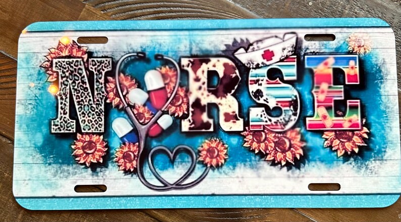 New License Plate Nurse - Etsy