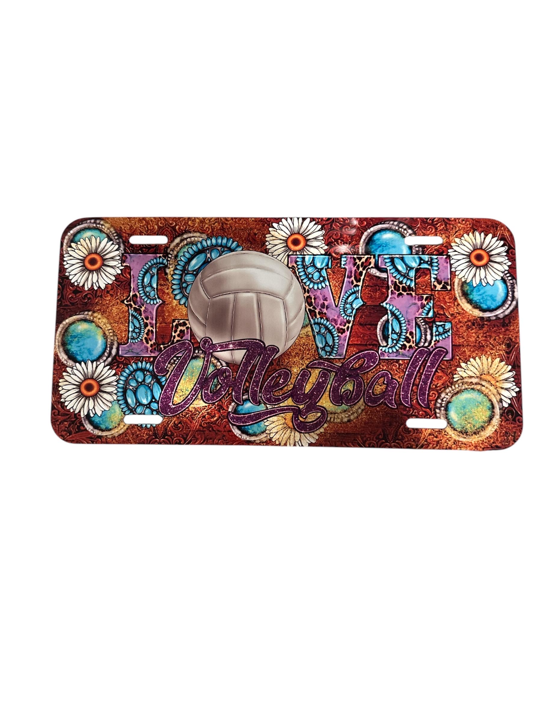 New License Plate “volleyball” - Etsy