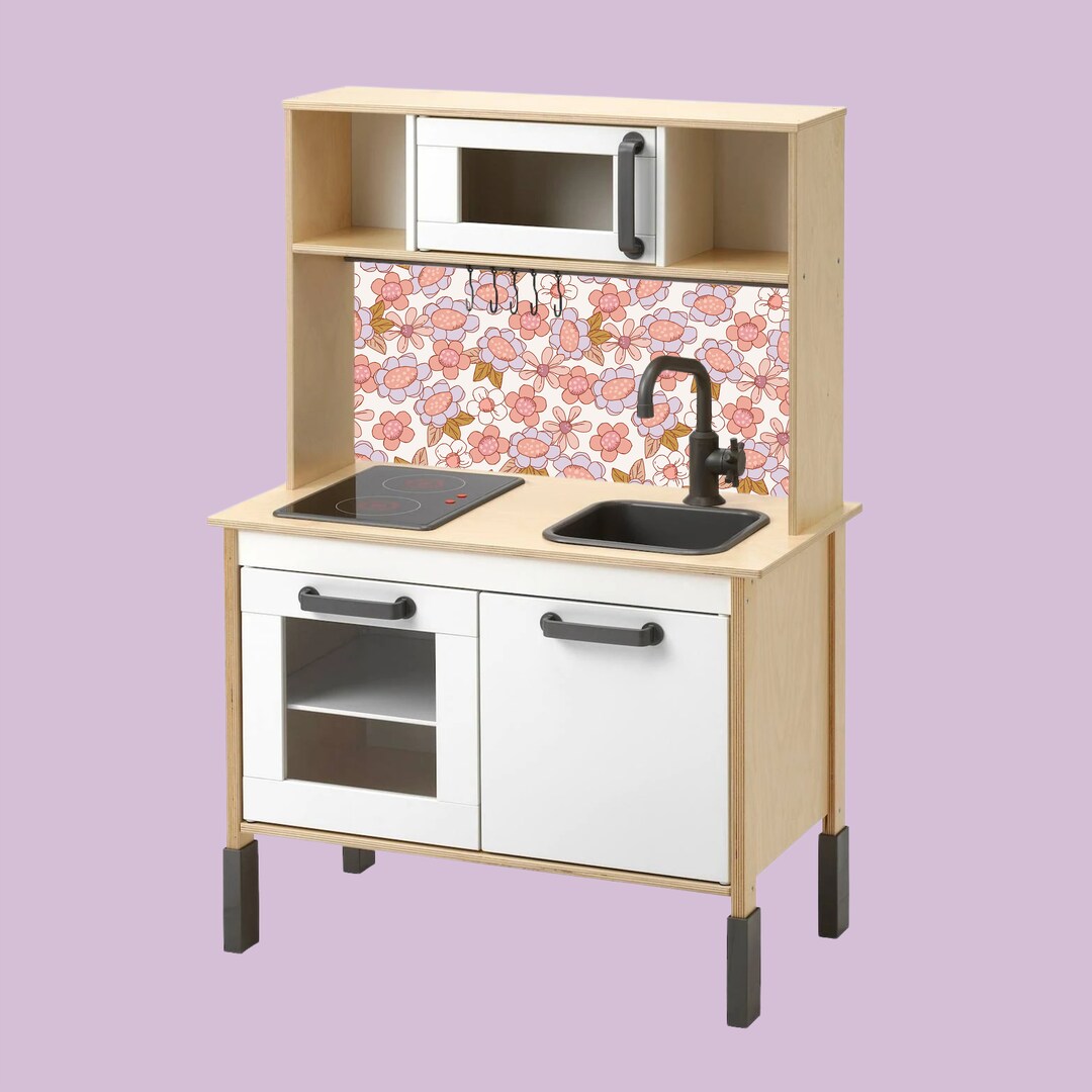 IKEA Duktig Play Kitchen Decal Sticker Kitchen Wallpaper Splashback ...
