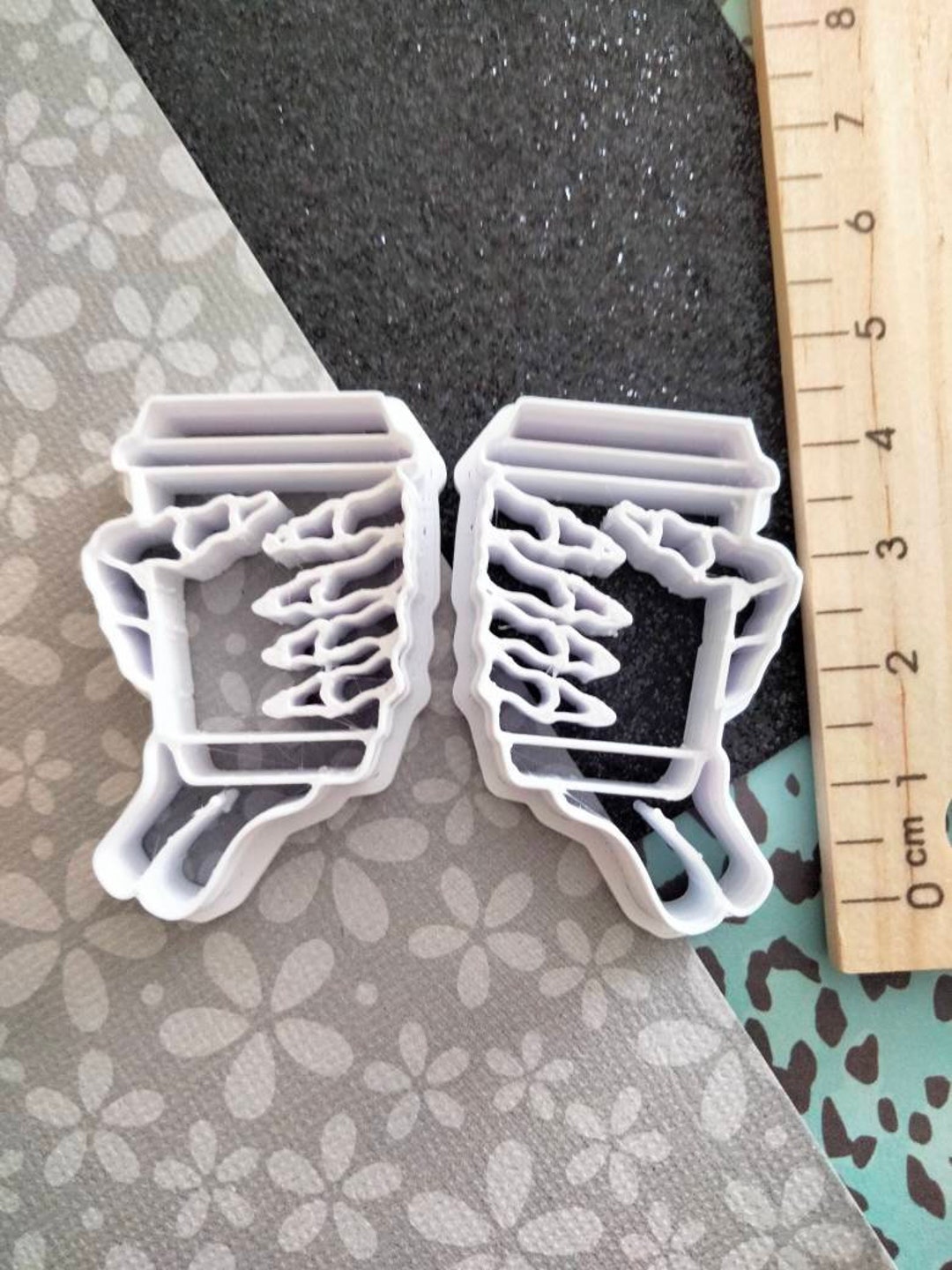 Coffee Skull Hands Imprint Cutter Set - Etsy