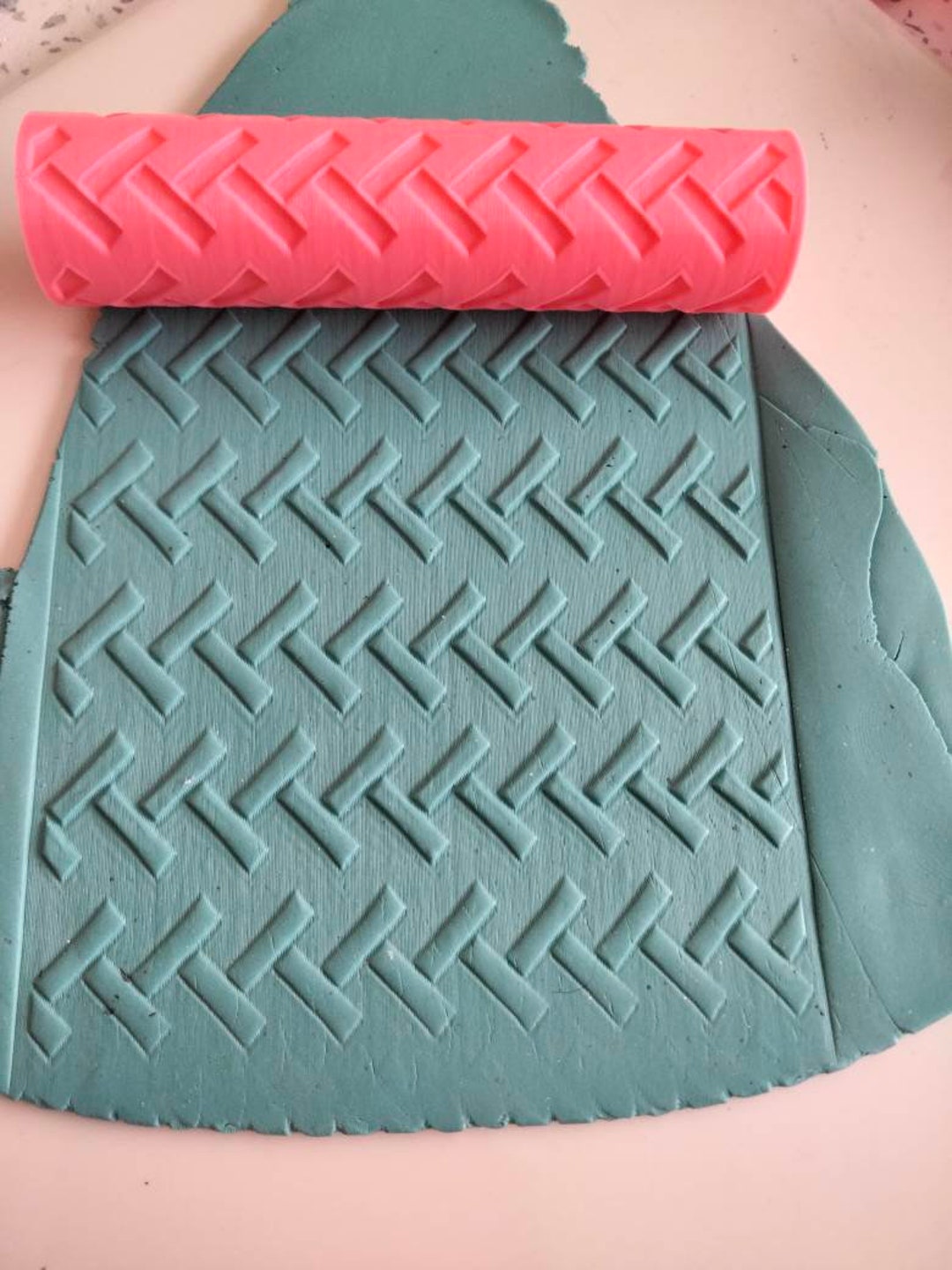 Polymer Clay Texture Roller, Lines, Bricks - Etsy