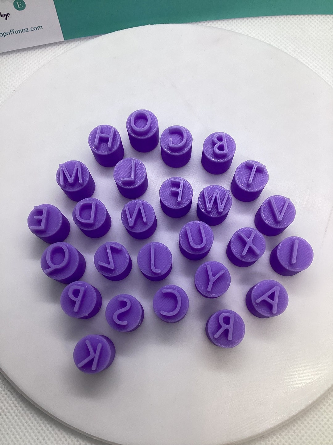 Letter Stamps for Polymer Clay, 8mm Uppercase Stamp Letters - Etsy